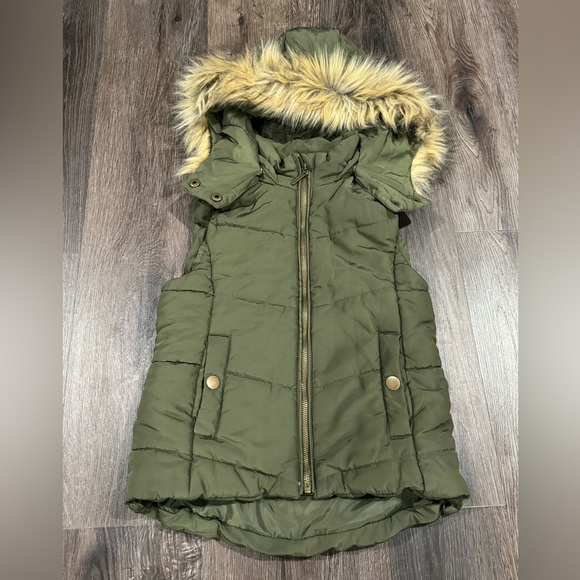 Copper Key | Jackets & Coats | Copper Key Olive Green Winter Vest Girls ...